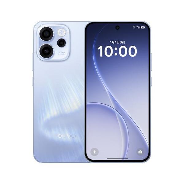 オッポ スマートフォン SIMフリー 12GB/256GB 6.6型 防水防塵 OPPO Reno15 A オーロラブルー OPPO