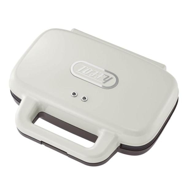 Toffy トフィー K-HS4-AW ホワイト ホットサンドメーカー 2枚焼き コンパクトPSマークの種類：PSE届出事業者名：株式会社ラドンナ