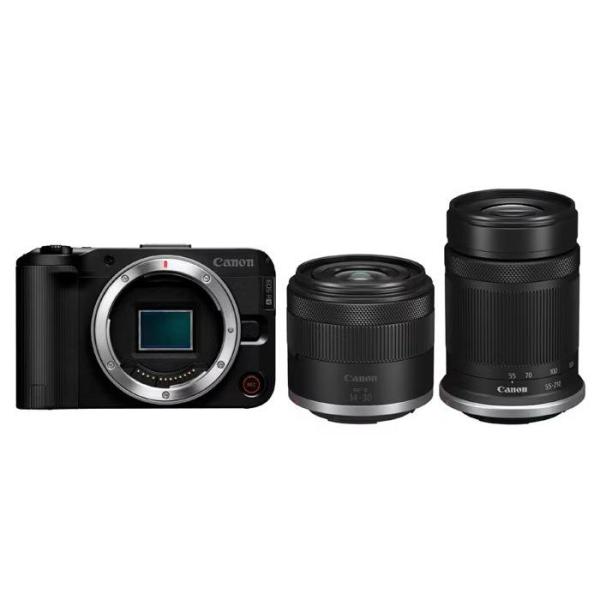 キヤノン カメラ ミラーレス一眼カメラ EOS R50 V ダブルズームキット ブラック CanonPSマークの種類：PSE届出事業者名：キヤノン株式会社