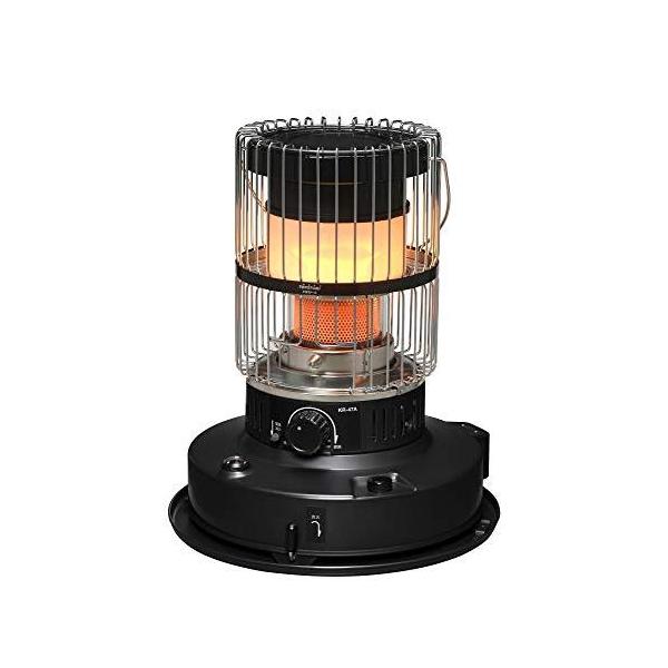 トヨトミ 対流形 石油ストーブ KR-47A (B) ブラック【コンクリート17畳/木造12畳まで】[-]