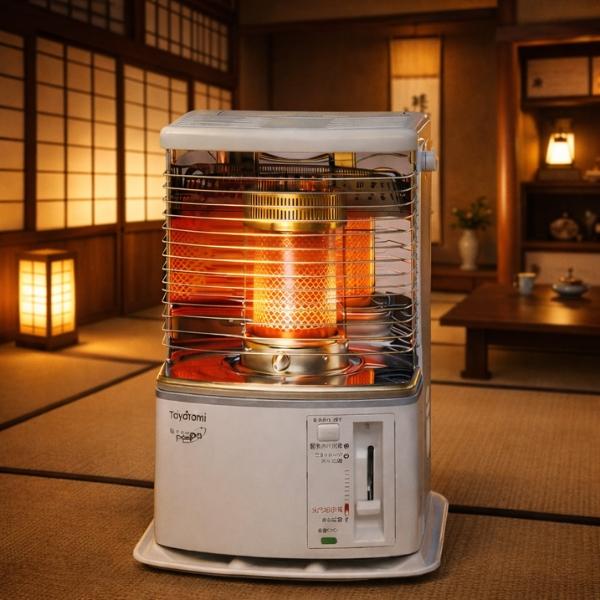 TOYOTOMI トヨトミ RS-H2924(W) ホワイト 反射型石油ストーブ 木造8畳/コンクリート10畳 スリムタイプコンパクトなのにハイパワー。持ち運びに便利なキャリングハンドルタイプの石油ストーブ。