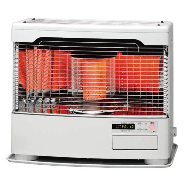 トヨトミ ストーブ 石油ストーブ FF式 木造18畳/コンクリート29畳 タンク別置き FR-7024(W) ホワイト TOYOTOMI