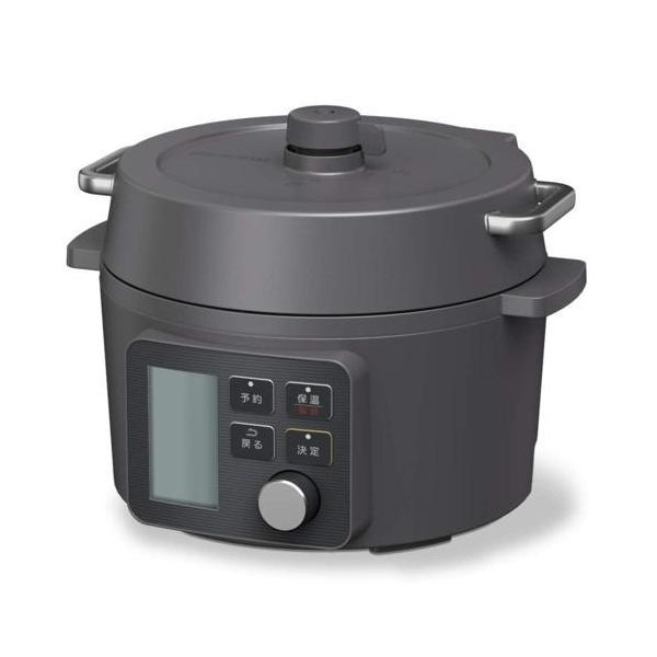 アイリスオーヤマ 電気圧力鍋 グリル鍋 2WAY 2.2L 65種の自動調理メニュー KPC-MA2-B ブラック IRIS OHYAMA