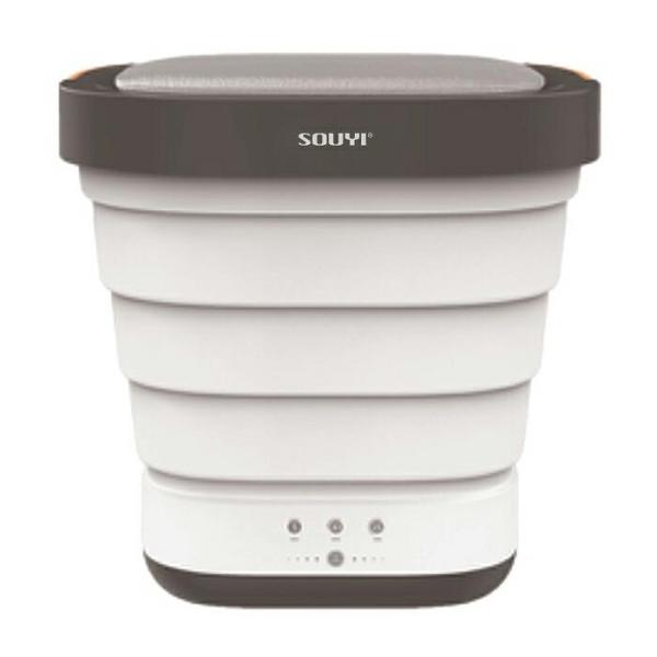 SOUYI ソウイジャパン SY-135 ホワイト 折りたたみ洗濯機 脱水 バケツ型 ポータブル コンパクト