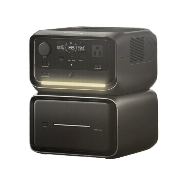 エコフロー ポータブル電源 858Wh 出力600W アウトドア 非常用 RIVER 3 Max Plus EcoFlow