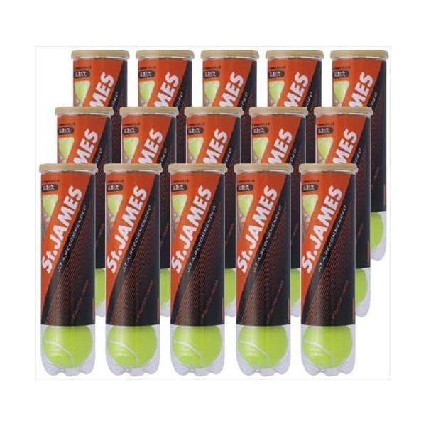 DUNLOP ダンロップ テニスボール St.JAMES セントジェームス 1箱60球 (4球入×15缶) セット