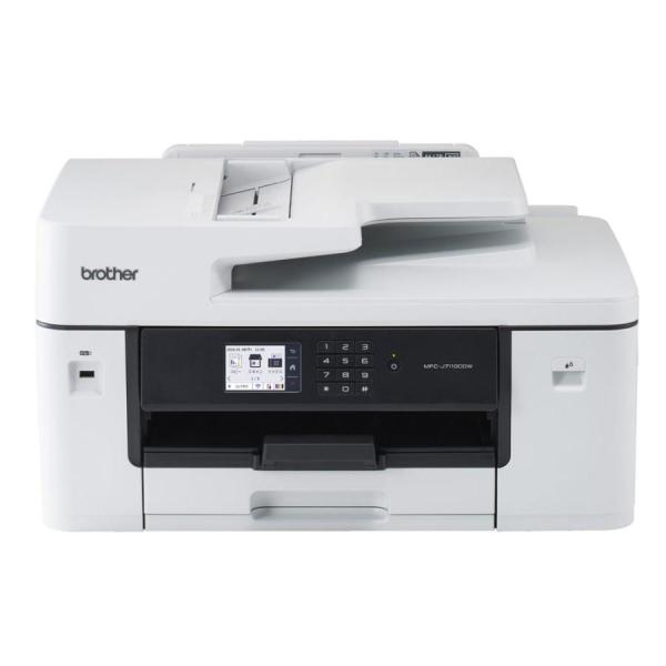 ブラザー プリンター A3 スキャナー FAX Wi-Fi インクジェット複合機 MFC-J7110CDW ホワイト brother