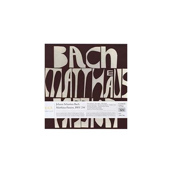【発売日：2013年03月01日】種別:4LP 【輸入盤】 クラシックその他 発売日:2013/03/01 登録日:2021/11/09 ルドルフ・マウエルスベルガー／エアハルト・マウエルスベルガー バッハ：マタイ受難曲 内容:収録曲マタイ...