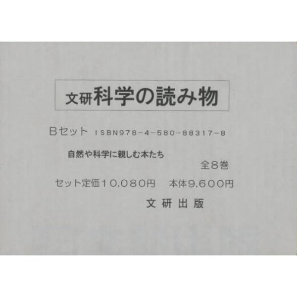 本 ISBN:9784580883178 出版社:文研出版 児童 ≫ 学習 [ 図書館向け ] カガク ノ ヨミモノ ビ- セツト ゼン 8 B 登録日:2013/04/09 ※ページ内の情報は告知なく変更になることがあります。