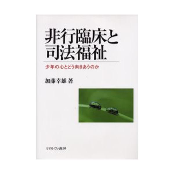 本 ISBN:9784623038831 加藤幸雄／著 出版社:ミネルヴァ書房 出版年月:2003年11月 サイズ:221P 22cm 教育 ≫ 教育問題 [ いじめ・非行・不登校・引きこもり ] ヒコウ リンシヨウ ト シホウ フクシ シ...
