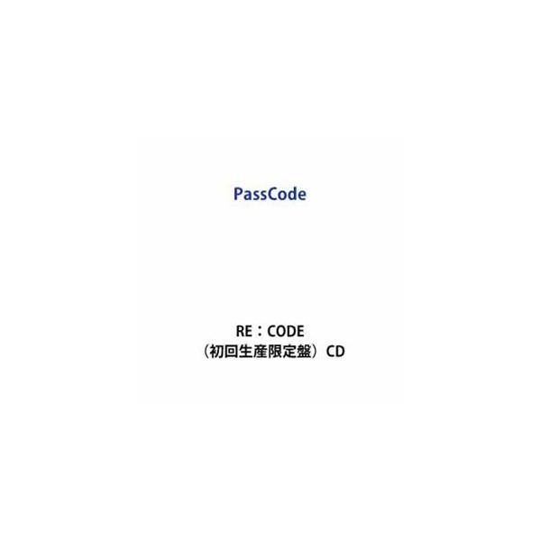 【発売日：2026年10月28日】種別:CD 邦楽ロック/ソウル 発売日:2026/10/28 販売元:ソニー・ミュージックソリューションズ 登録日:2026/07/28 PassCode パスコード リ コード PassCode CD P...