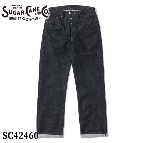■SC42460 / 14.25oz. BLACK DENIM 1947 MODEL (REGULAR STRAIGHT)シュガーケーンの代表作「1947モデル」を近年ヴィンテージでも価格が高騰しているブラックデニムで新たにリリース。経糸に...