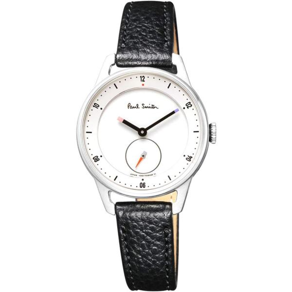 ブランド:Paul Smith(ポールスミス)文字盤カラー：ホワイト、ブレス・ケースカラー：ブラック、シルバー文字盤（縦×横）：2.6×2.6cm　手首周り：13.0〜18.0cm　ベルト幅：0.8cm材質：ステンレススチール 　ガラス：球...