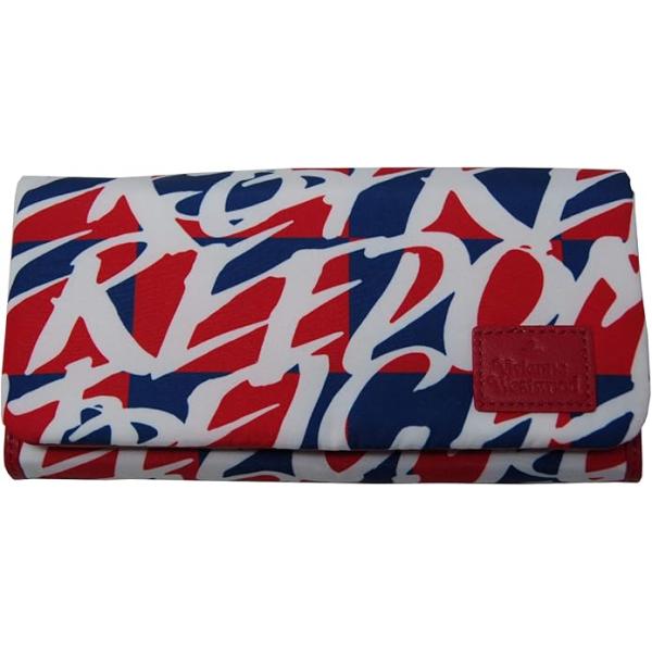 サイズ：9.5×19ｃｍ収納：マチ付き札入れ2、マチ付き小銭入れ1、カード入れ16、その他収納4ベースカラー：トリコロール主素材：牛革、ポリエステル 付属品：カード、タグのみ（箱無し）状態：新品未使用。革製品特有の微細なスレ等ご了承ください。