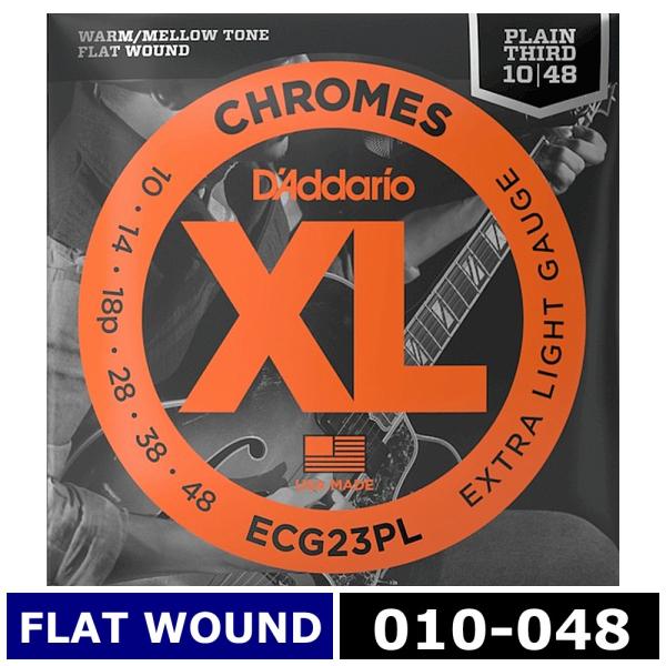 XL Chromes Flat Woundは、D'Addarioで最も温かみがありマイルドなサウンドを奏でるフラットワウンドエレキギター弦です。ジャズギタリストはもちろん、ブルースレジェンドにも愛されるこのフラットワウンド弦は、滑らかな弾き...