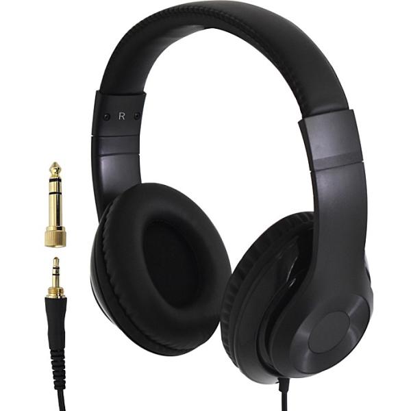 デジタルドラム、キーボード、ギターアンプ、CD/DVDのリスニングにも適した、音漏れや外部からの雑音に強い密閉型ヘッドフォン。軽量設計、クッション性のあるイヤーパッドは長時間の使用による耳への負担を低減し、快適な装着感を維持します。バランス...