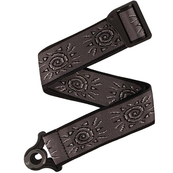 Auto Lock Guitar Strapは、ストラップ本体にロック機構が組み込まれた画期的なデザインのストラップです。ストラップエンド部分をギターやベースのエンドピンにスライドし装着するだけのシンプルかつ取り付け簡単な設計。スプリングが...