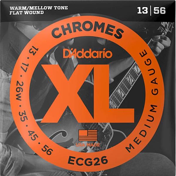 XL Chromes Flat Woundは、D'Addarioで最も温かみがありマイルドなサウンドを奏でるフラットワウンドエレキギター弦です。ジャズギタリストはもちろん、ブルースレジェンドにも愛されるこのフラットワウンド弦は、滑らかな弾き...