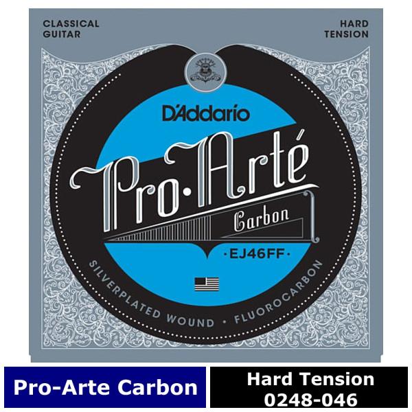 Pro-Arte Carbonは、新開発のフルオロカーボン（フッ化炭素）素材の高音弦がセットされていて、高密度でハリのあるテンションが特徴です。優れたピッチと繊細なレスポンス、そして音抜けの良い突き抜けるようなモダンなサウンド。勿論、Pro...