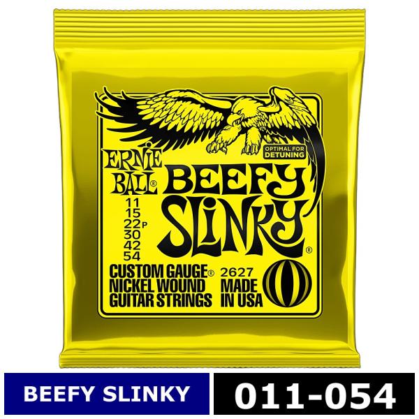 世界中のトップ・ギタリストから圧倒的な支持を得ているスタンダード・スリンキー・シリーズは、錫メッキしたヘックス・スティール・コア（六角形の芯線）にニッケルメッキ・スティールワイヤーを巻いたワウンド弦と、高硬度の錫メッキしたハイカーボン・ステ...