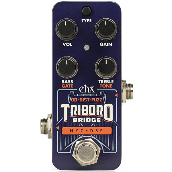 EHX Pico Triboro Bridgeは、幅広いトーンの可能性を持つトライモードドライブボックスです。オーバードライブ、ディストーション、ファズの各モードを搭載し、ゲインのギャップを埋めてくれます。パワフルなEQ、インプットコンター...