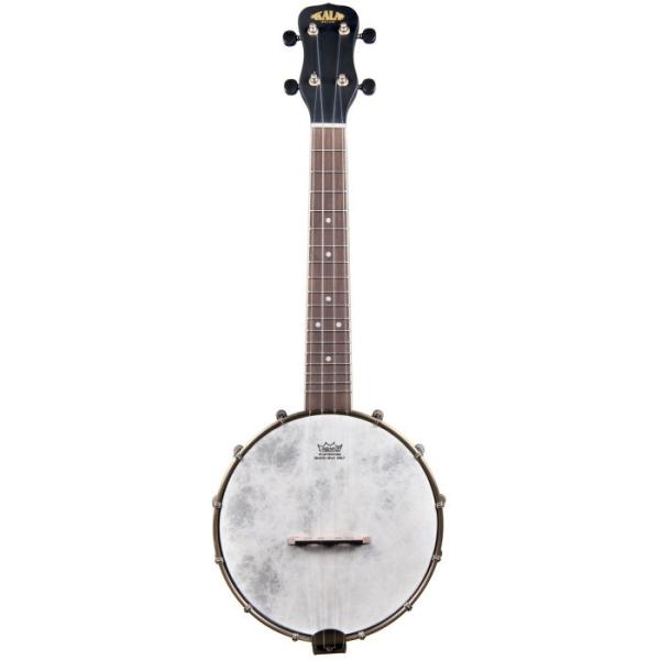 KALA のバンジョーウクレレは、1920 〜 30 年代にアメリカで流行したバンジョーレレ（banjolele）という楽器のデザインを踏襲した楽器です。スケール長はコンサートサイズとウクレレに近い設計になっています。ヘッドにはRemo W...