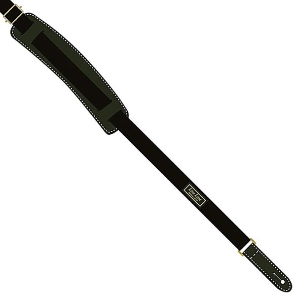 アクリルとコットンを混合したAC素材を採用した、レトロスタイル25mm幅ストラップ。ビニール素材によるエンドとショルダーパッドに替わり、新たに耐久性に優れたレザーを採用した高級感あふれるモデルです。長さ：100〜155cm