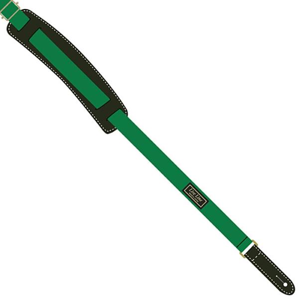 アクリルとコットンを混合したAC素材を採用した、レトロスタイル25mm幅ストラップ。ビニール素材によるエンドとショルダーパッドに替わり、新たに耐久性に優れたレザーを採用した高級感あふれるモデルです。長さ：100〜155cm