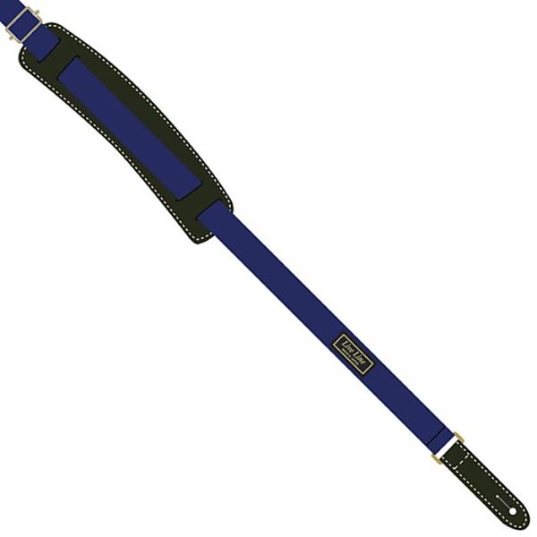 アクリルとコットンを混合したAC素材を採用した、レトロスタイル25mm幅ストラップ。ビニール素材によるエンドとショルダーパッドに替わり、新たに耐久性に優れたレザーを採用した高級感あふれるモデルです。長さ：100〜155cm