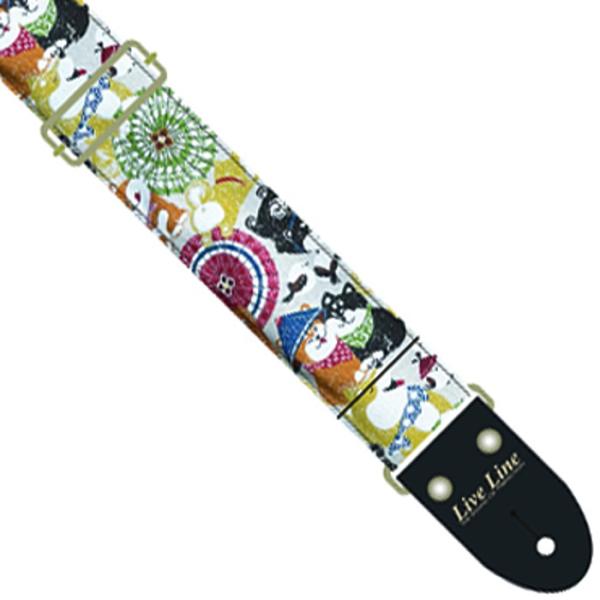 ライブラインのストラップは、飽きのこない定番柄はもちろん、ファッションと同じくその年のトレンドを押さえた柄をセレクトしています。ロック系やカッコイイ系はもちろん、かわいい系のギターストラップが多いのもLiveLineギターストラップの特徴で...