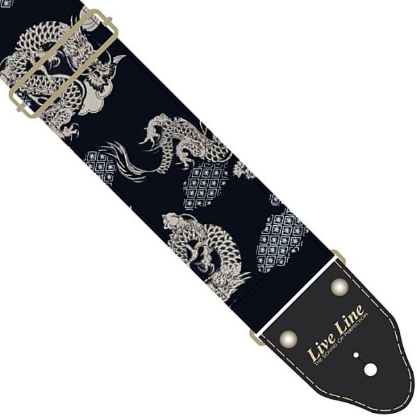 ベースはもちろん、重量ある多弦ギターにもお勧めの70mm幅ベース用ストラップ。レザーエンドにステッチを入れて、耐久性を増しています。長さ：90〜160cm