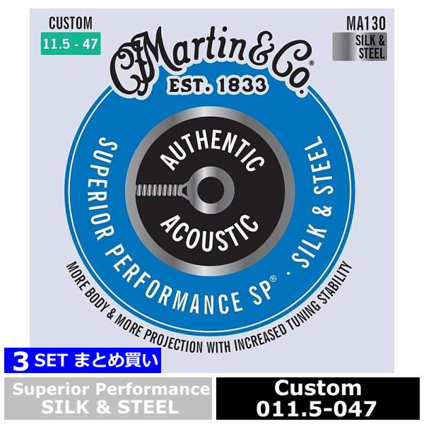 ブルーのパッケージの「SP弦」は、従来のマーティン弦とSP弦を一体化したもので、ライナップの中では最もスタンダードな弦と言える。従来は芯線のメッキ加工にプラス・プレート（銅メッキ）とティン・プレート（錫メッキ）が混在していたが、HT（Hig...