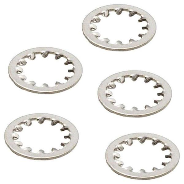 CTS用のインチサイズの菊ワッシャー、5個セットです。Switchcraftのジャックにも使用可能です。