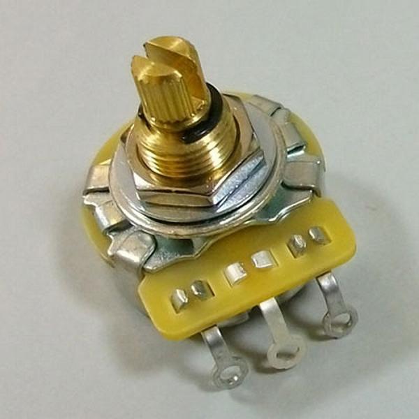 へそ付きのヴィンテージ・スタイルのCTSポットです。モントルーオリジナルのブラスシャフトで強度的にも優れています。シャフト径：6.35mmです。（インチ規格・1/4インチ）