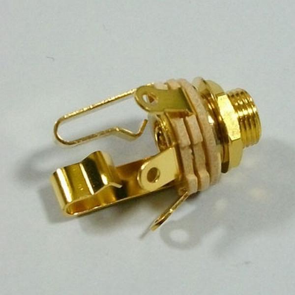 Switchcraftのステレオジャックです。ゴールドバージョンです。