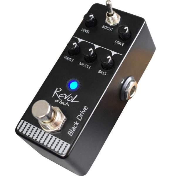 RevoL effects Black Drive EFD-01は、自身のアンプサウンドに往年のアメリカン真空管アンプのドライブテイストを加えることができる、アンプエミュレートペダルです。BOOSTスイッチでドラ イブの強弱を設定し、3つの...