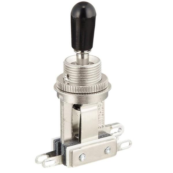 Switchcraft製トグルスイッチ縦型、ショートタイプ。