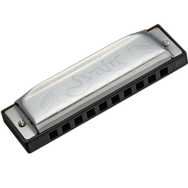 入門用に最適な、お手頃価格のハーモニカ/ブルースハープです。ハーモニカを吹いてみたいけど、たくさんあってわからない、キーををそろえると高い、誰でも初めに思う不安が吹っ飛んでしまうくらいお求め安い価格のモデルです。ケース付き。