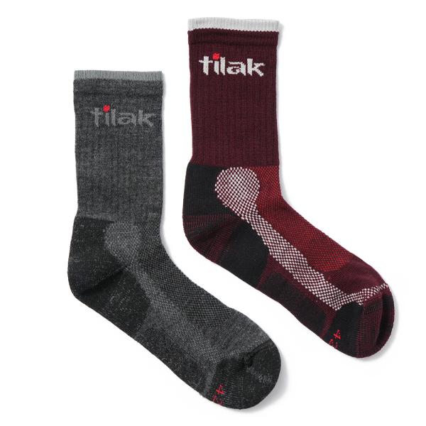 ブランド:TILAK  (ティラック)品番:Tilak Socks Treckingカラー:GRAY / BURGUNDYサイズ:39-41 / 42-44 素材:毛49% ナイロン48% ポリウレタン3%当店が取り扱いしている商品はすべて...
