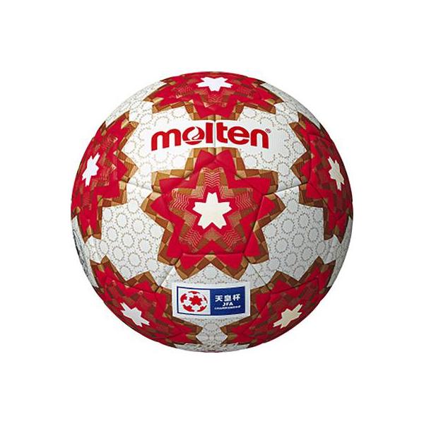商品特長天皇杯JFA全日本サッカー選手権大会試合球と同じデザインの4号球。大会ロゴをモチーフにした専用デザインは和風で格調の高い雰囲気を感じられるようデザインされ、トンボ柄に亀甲紋を組み合わせたオリジナルのパターンを配置しています。トンボは...