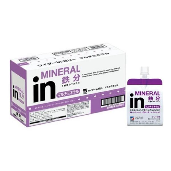 ウイダーinゼリー マルチミネラル 180g×6個不足しがちなミネラルを1食分配合！5種類のミネラル配合（カルシウム、鉄、マグネシウム、亜鉛、銅）グレープ味90kcal【原材料】グレープ果汁、砂糖、水あめ、乳酸Ca、クエン酸、香料、ゲル化剤...