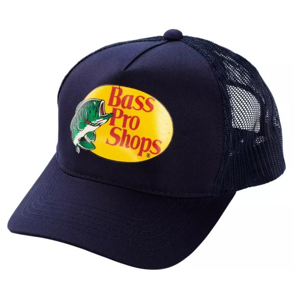カリフォルニアの大型アウトドアショップ、バスプロショップス オリジナルのメッシュキャップが入荷しました。釣り好き以外の方にも十分に楽しめるデザインとショップバリューです。【ＯＮＥ ＳＩＺＥ】バックアジャスター
