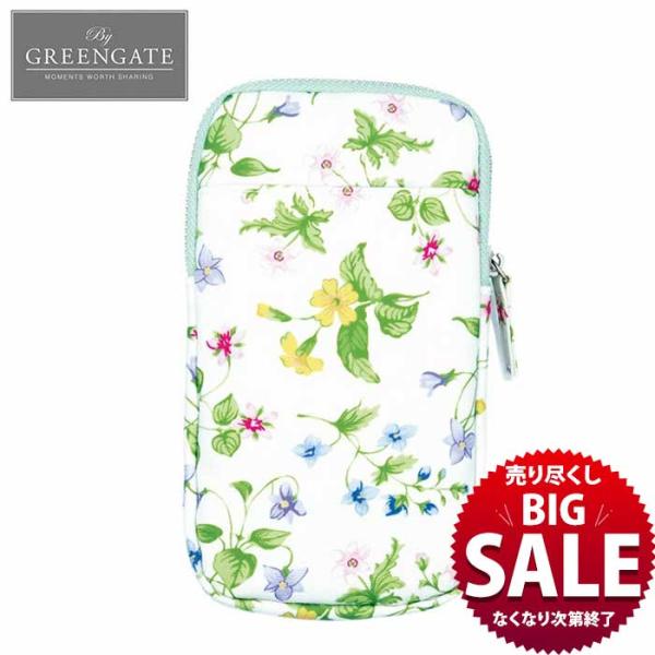 【在庫限り！売り尽くしセール　64％OFF】￥4,180(税込)→￥1720(税込)スマホポーチ スマホバッグ 携帯入れ 花柄 可愛い かわいい お洒落 おしゃれ バッグ アクセサリー 小物入れ ブランド 北欧 デンマーク 韓国 iPhon...