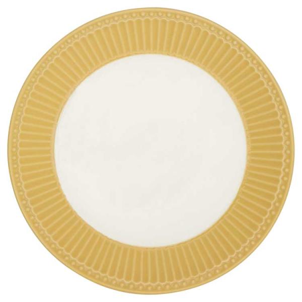 【在庫限り！売り尽くしセール　45％OFF】￥2,750(税込)→￥2160(税込)お皿 プレート イエロー 黄色 マスタード 北欧 花柄 花 皿 可愛い かわいい おしゃれ お洒落 シンプル ナチュラル カラー カラフル フェミニン 北欧...