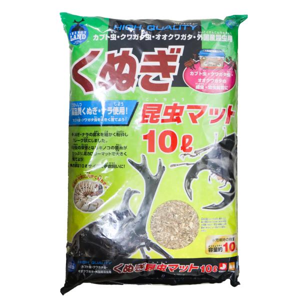 【商品詳細】・メーカー名：株式会社マルカン・商品名：カブトムシ クワガタ マット 10L 土 幼虫用 成虫用 くぬぎジャンボ昆虫マット・商品説明：幅広い種類の幼虫、成虫に使用可能。　　　　　　クヌギ・ならの朽木を粉砕したマットです。・メーカ...
