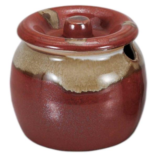 自家製の梅干しやキムチ、薬味などを小分けにして保存するのに便利な壺型の保存容器です。そのまま食卓に出せるデザイン性の高さが魅力。家庭用にはもちろん、ラーメン店さんなどの卓上漬物入れとしても人気の商品です。サイズ: 直径 10.5x高さ 10...