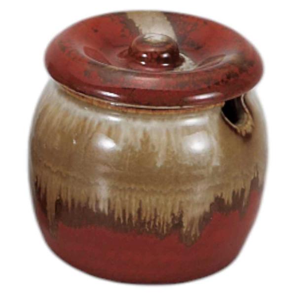 自家製の梅干しやキムチ、薬味などを小分けにして保存するのに便利な壺型の保存容器です。そのまま食卓に出せるデザイン性の高さが魅力。家庭用にはもちろん、ラーメン店さんなどの卓上漬物入れとしても人気の商品です。サイズ: 直径 7x高さ 6.5cm...