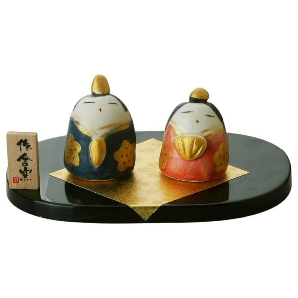 人形師さんが1つずつ手造りで作成した小さな陶器のひな人形です。優しさと暖かさを感じることができる人形師さんのひな人形は春の桃の節句にもぴったり。玄関や床の間など季節を感じるインテリアとして飾っても家中がほんわかした雰囲気になりますよ。サイズ...