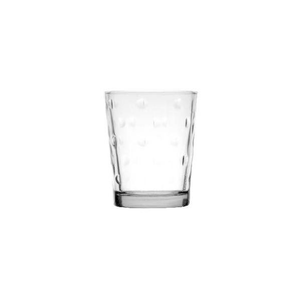 ブルガリア・ギリシャ・ローマ・ウクライナに工場を持つヨーロッパのメインガラスメーカーのひとつYioula Glass（ユイオーラグラス）の業務用グラスです。ポップは優しい感じの”半月"がガラス一面にデザインされていますサイズ: 口径 6.5...