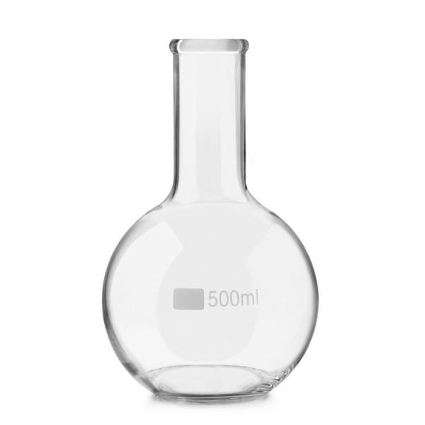 化学の実験みたいなフラスコです。ミルクピッチャ、タンブラーの代わりにちょっと嗜好を変えたおもてなしなどに。サイズ: 直径 10.5x高さ 16.5cm、容量500cc(満タン）生産:アメリカ または 中国ホウケイ酸（耐熱）ガラスこちらのガラ...